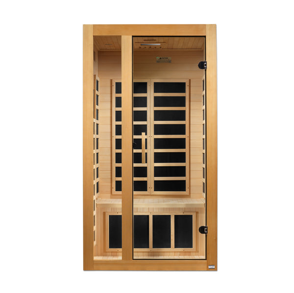 Dynamic "Gracia" 1-2 Person Low EMF FAR IR Sauna (DYN-6119-01) – Dynamic Saunas Direct