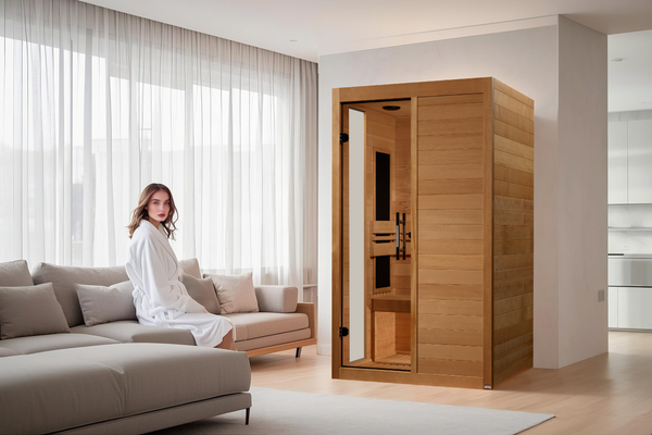***New 2026 Model*** Dynamic "Lucca" 2 Person Ultra Low EMF FAR IR Sau – Dynamic Saunas Direct