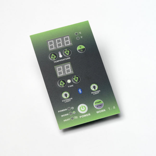 Control Panel Model DYN-CP-Green-DL – Dynamic Saunas Direct