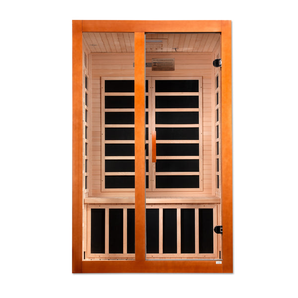 Dynamic "Santiago" 2 Person Ultra Low EMF FAR IR Sauna (DYN-6209-02 El – Dynamic Saunas Direct